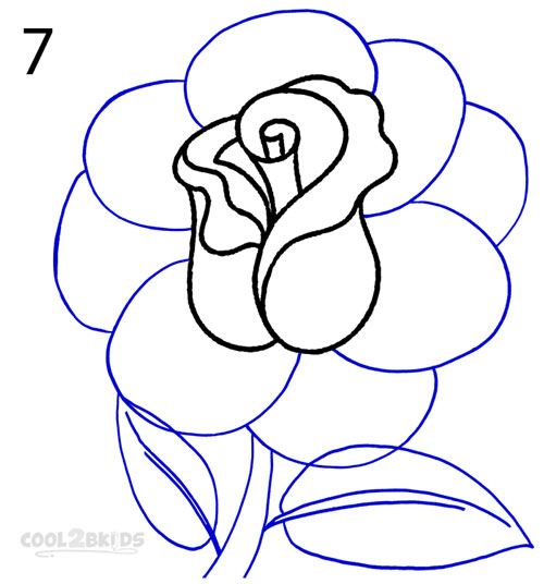 How To Draw A Realistic Rose Step By Step Pictures Cool2bKids